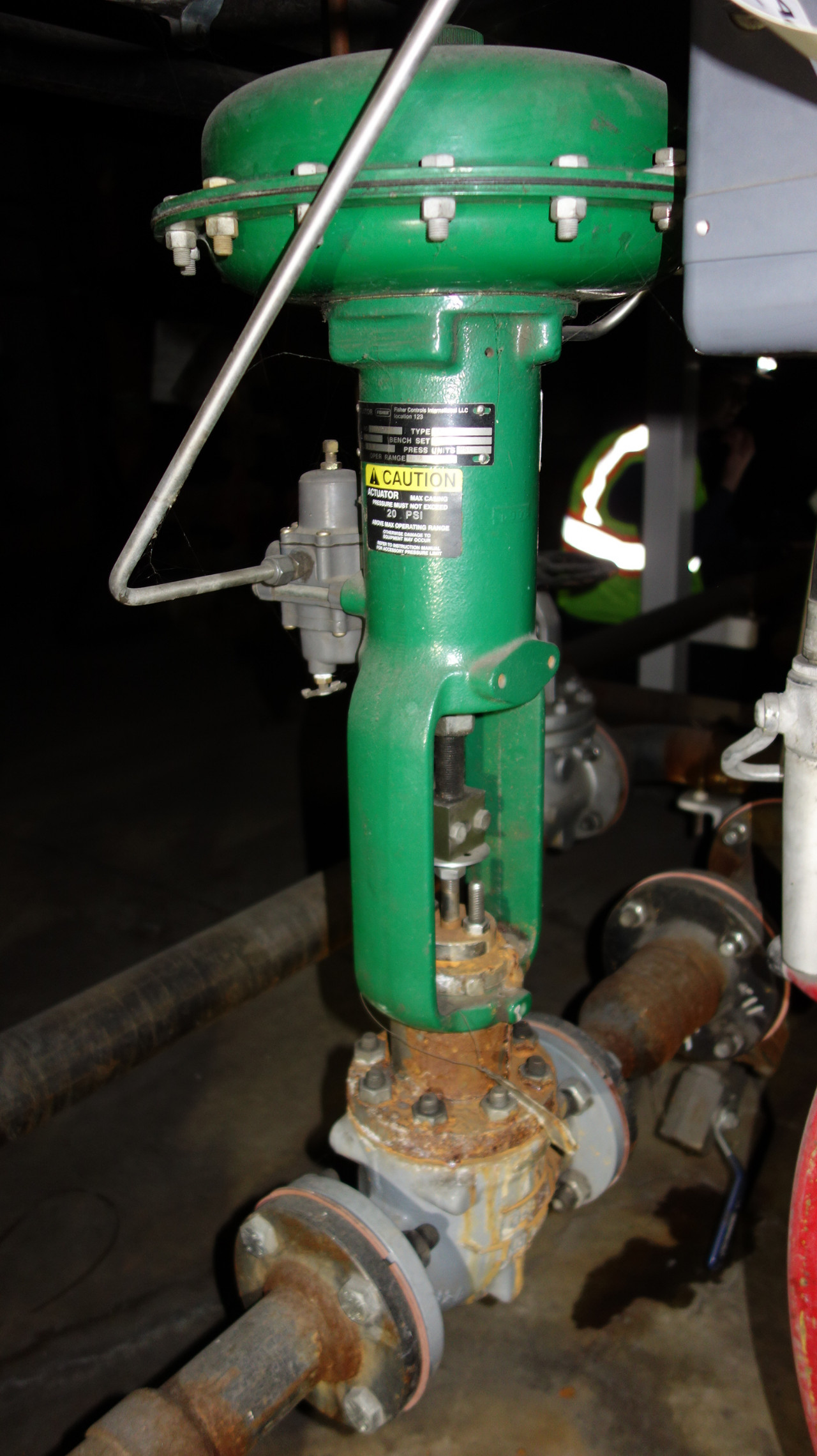 FISHER 667-ET 2" CL150 CONTROL VALVE C1 CONTROLLER For Sale | Aucto