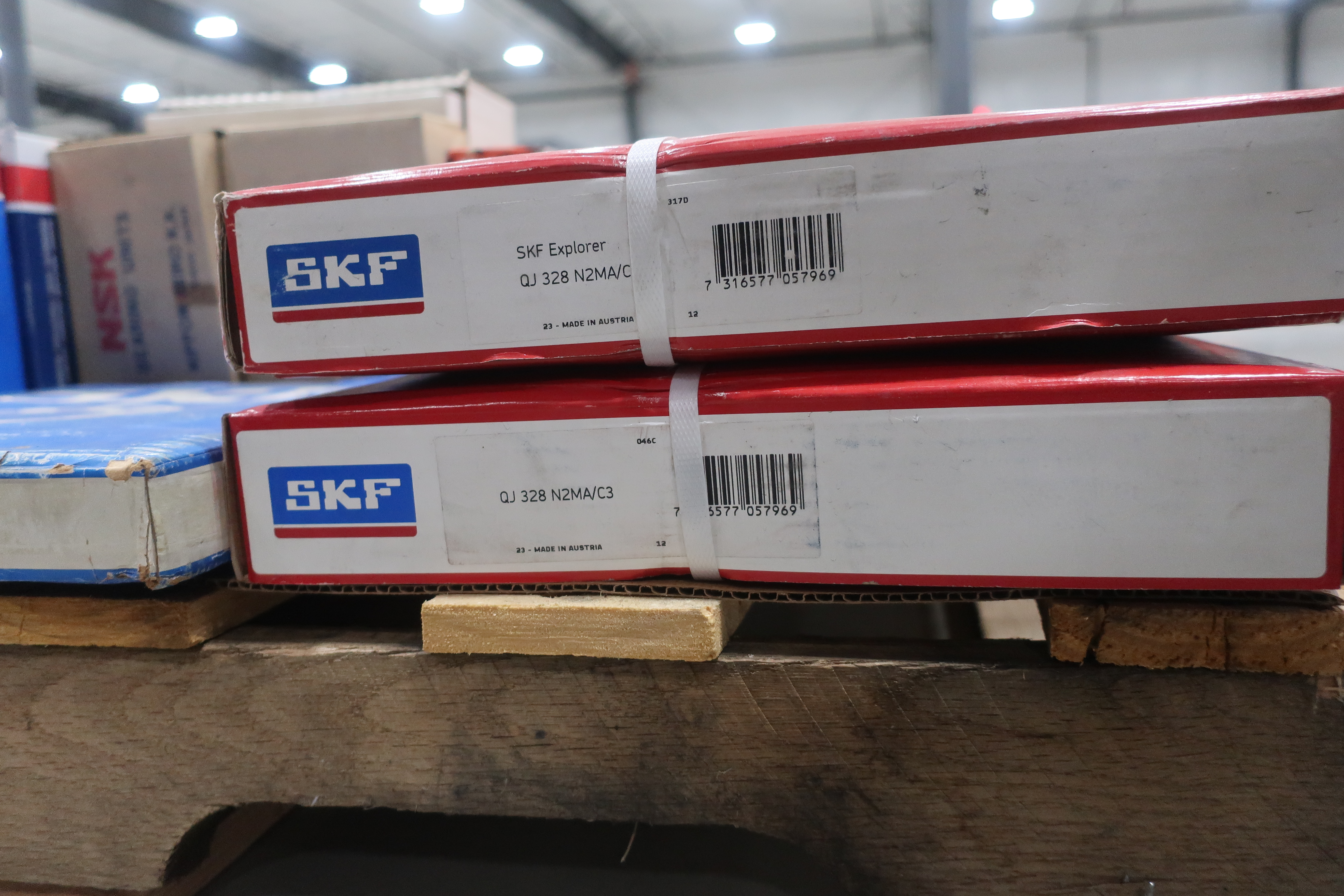 SKU 1738658 - PALLET OF ASSORTED BEARINGS, NSK, SKF, FAG, RHP For Sale ...