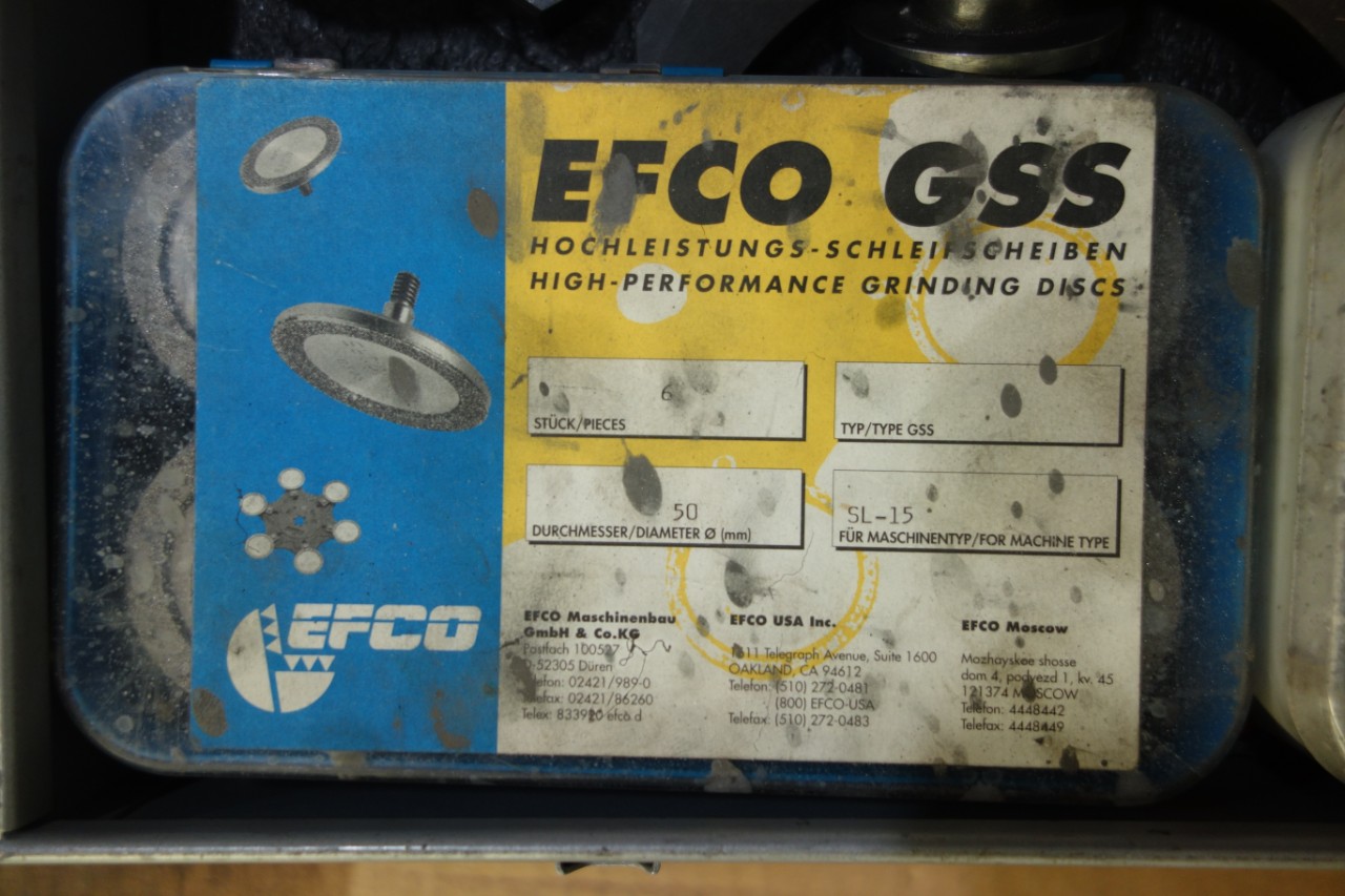 EFCO SL-15 PORTABLE GRINDING AND LAPPING MACHINE For Sale | Aucto