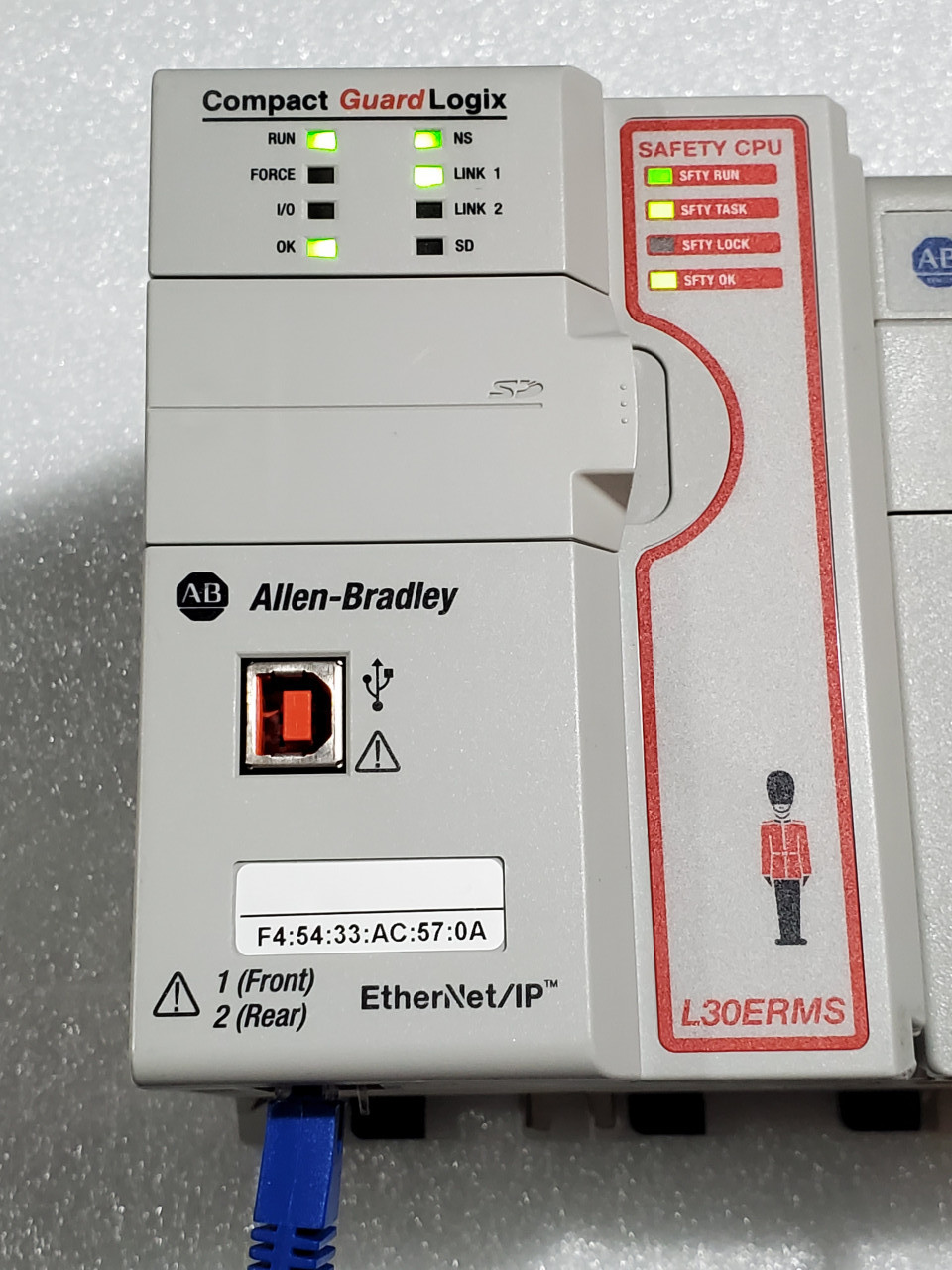 Allen Bradley CompactLogix Controller 1769-L30ERMS For Sale | Aucto