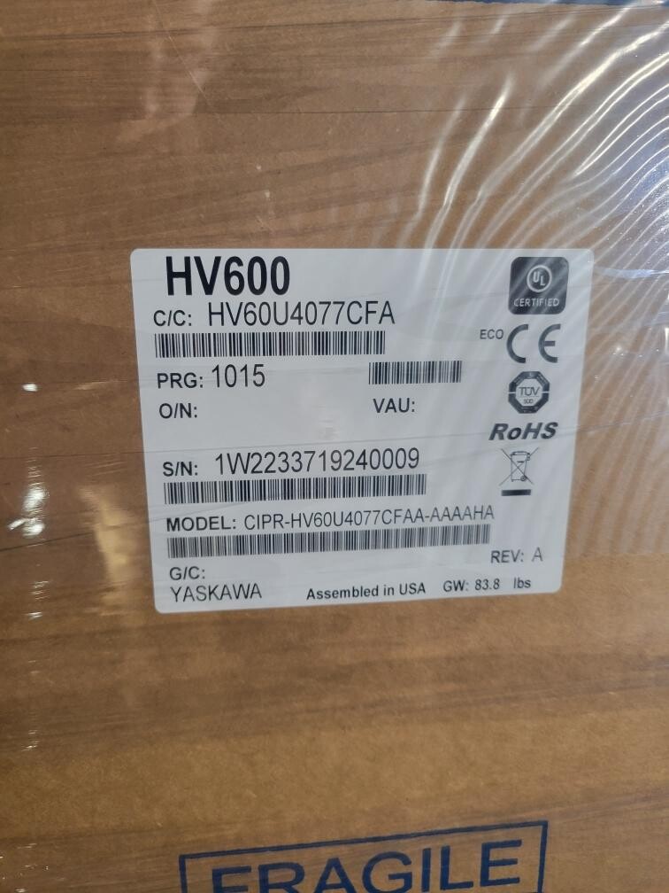 Lot of 5 Brand NEW - Yaskawa HV600 Variable Frequency Drives - Still in ...