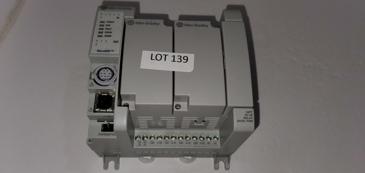 Allen Bradley Micro 830 2080-LC30-10QWB PLC