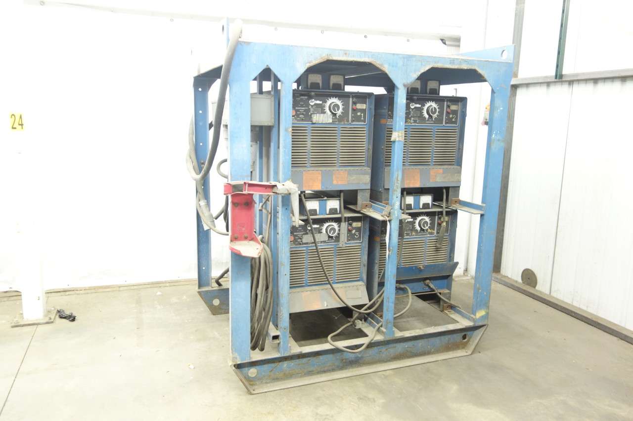 MILLER WELDING STATION, MILLER GOLD STAR 300SS CONSTANT CURRENT DC ARC ...