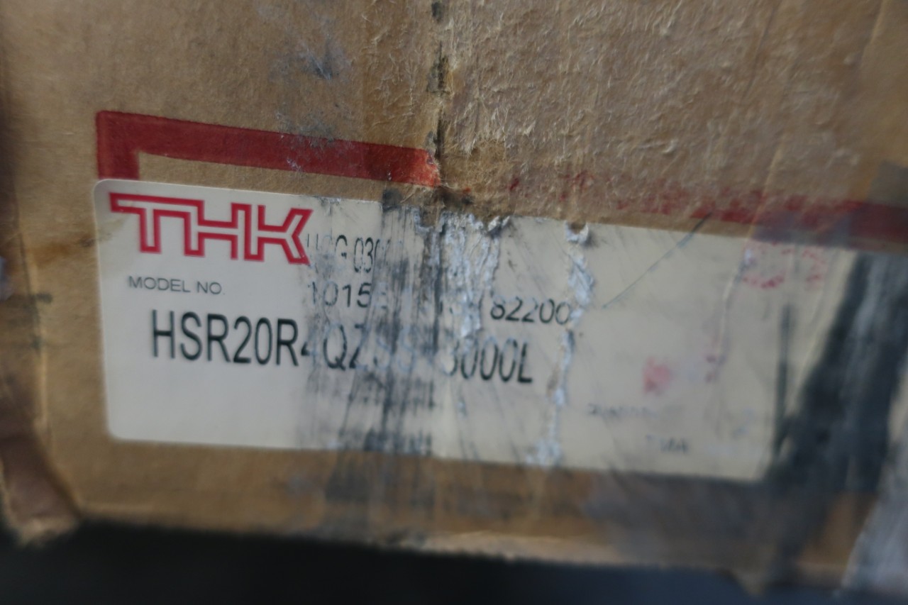 LOT OF 4 THK LINEAR BEARINGS WITH RAIL GUIDES