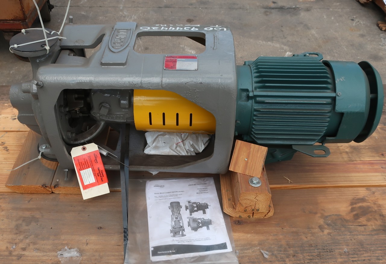 FLOWSERVE DURCO MK3 VERTICAL INLINE PUMP 1K2X1.5V-6RV/6.00 For Sale | Aucto