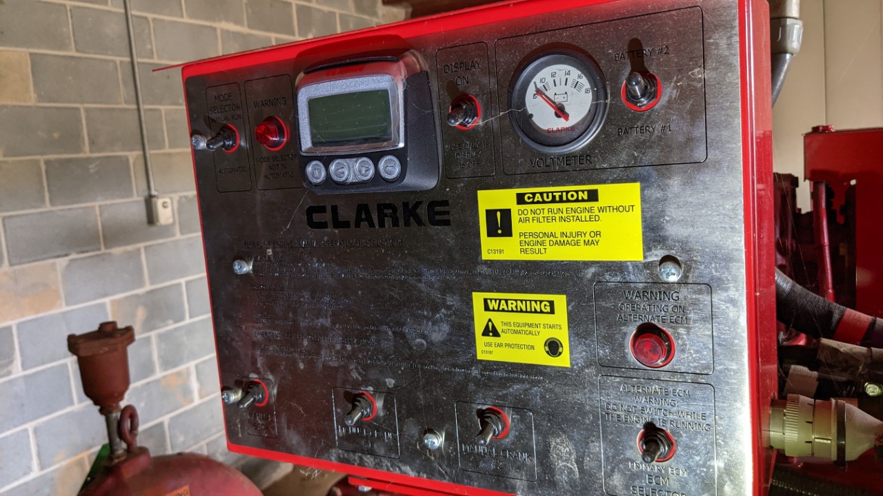 CLARKE FIRE PUMP SYSTEM