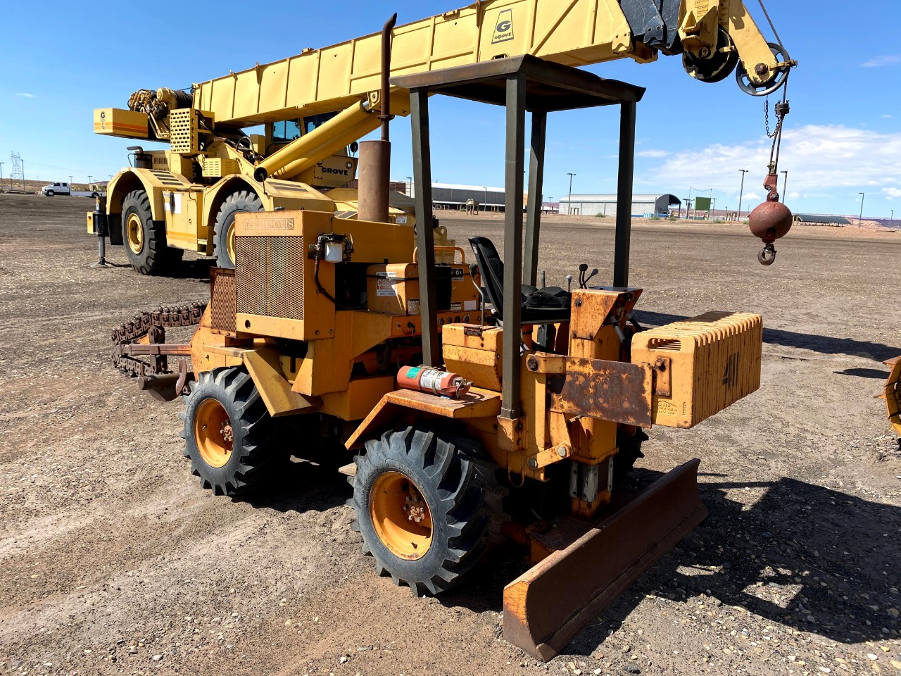 1980 Case Davis 70+4 Backhoe Trencher For Sale | Aucto