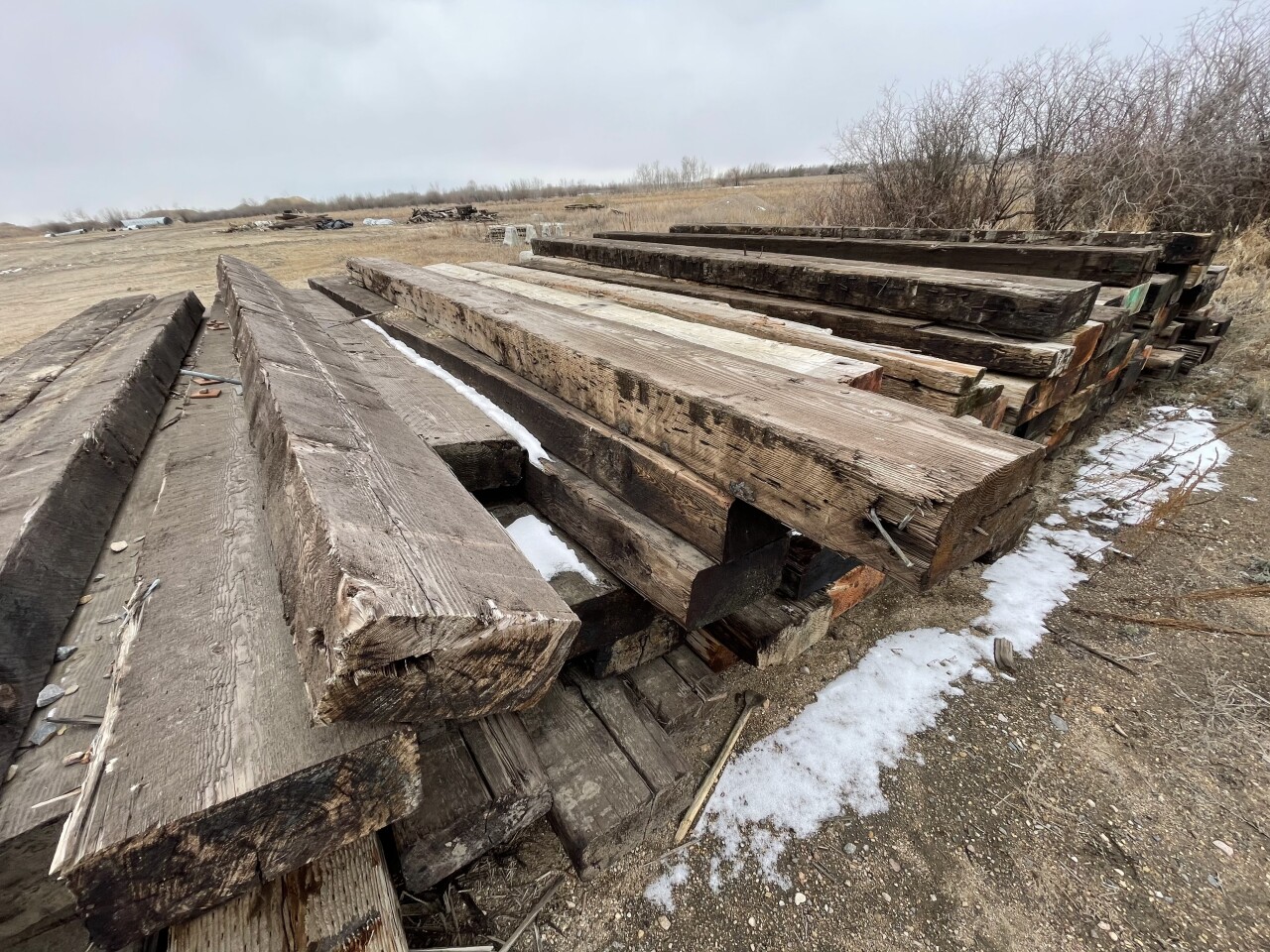 150 Treated Timber Beams For Sale | Aucto