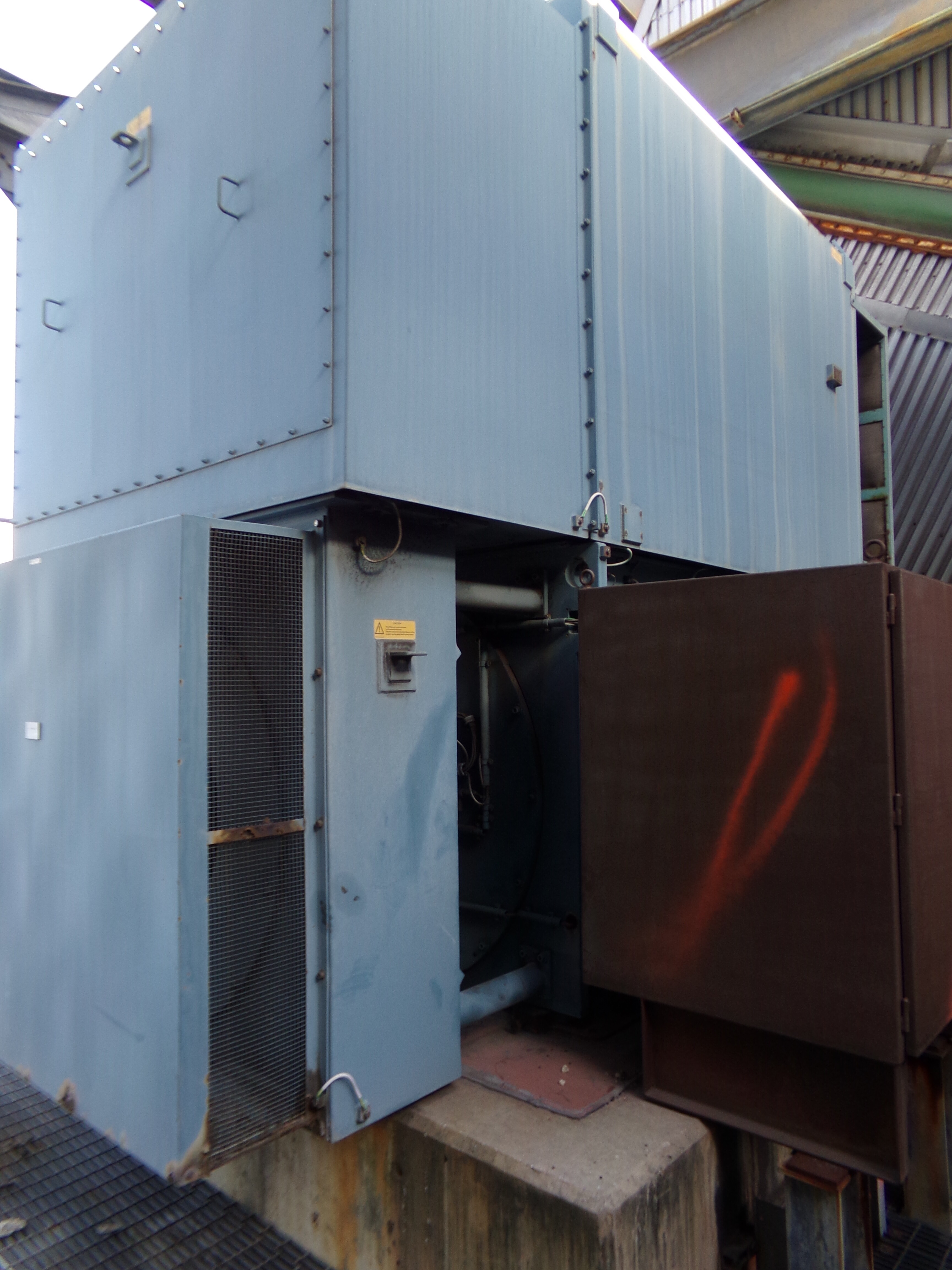 2008 ABB AMC 800M8A BSFV 3 PHASE INDUCTION MOTOR