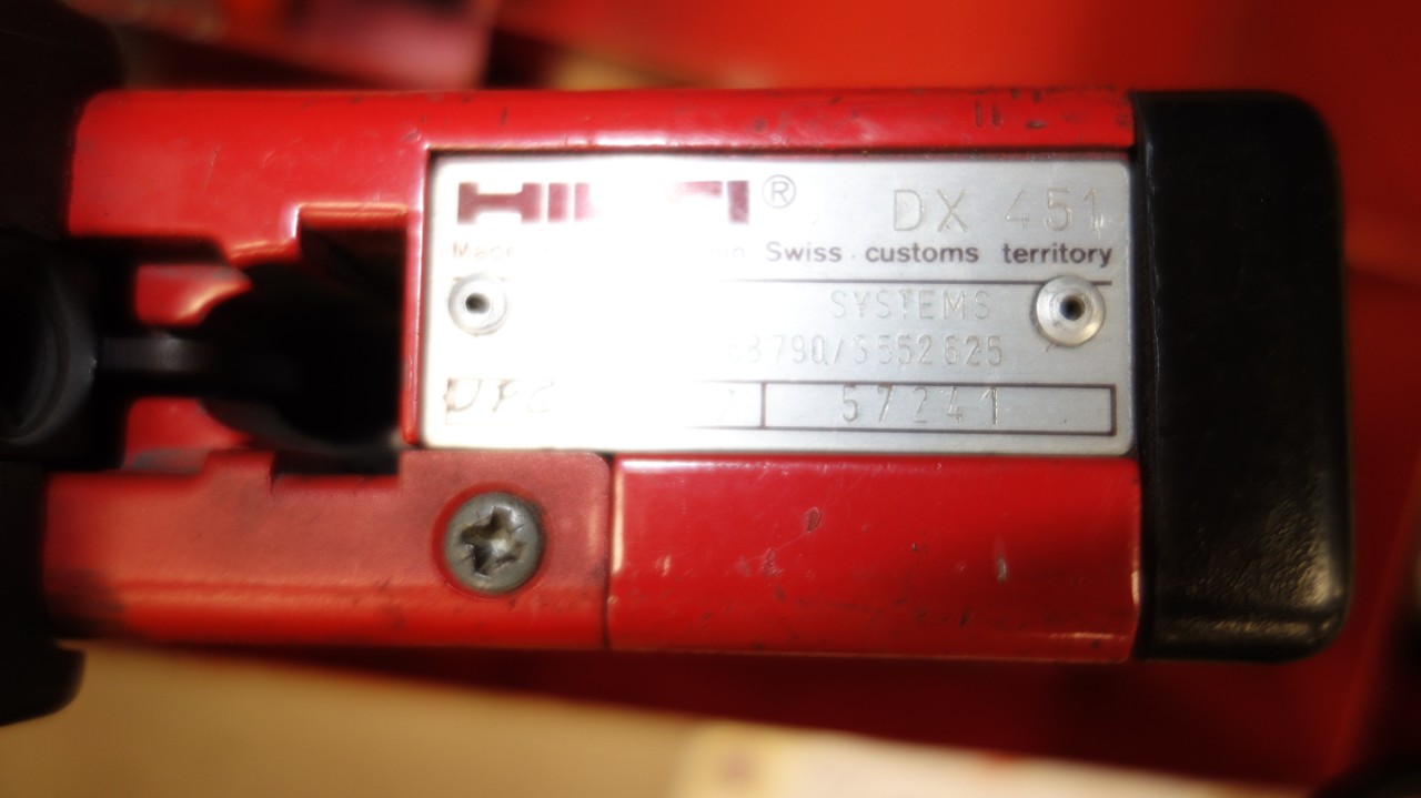 HILTI DX 451 PISTON DRIVE TOOL KIT For Sale | Aucto