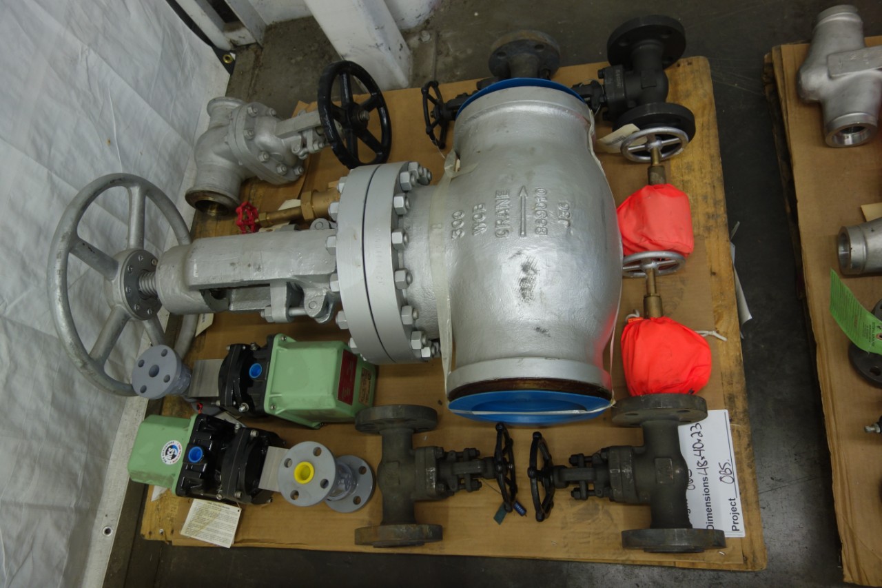6 PALLETS OF ASSORTED VALVES AND VALVE PARTS