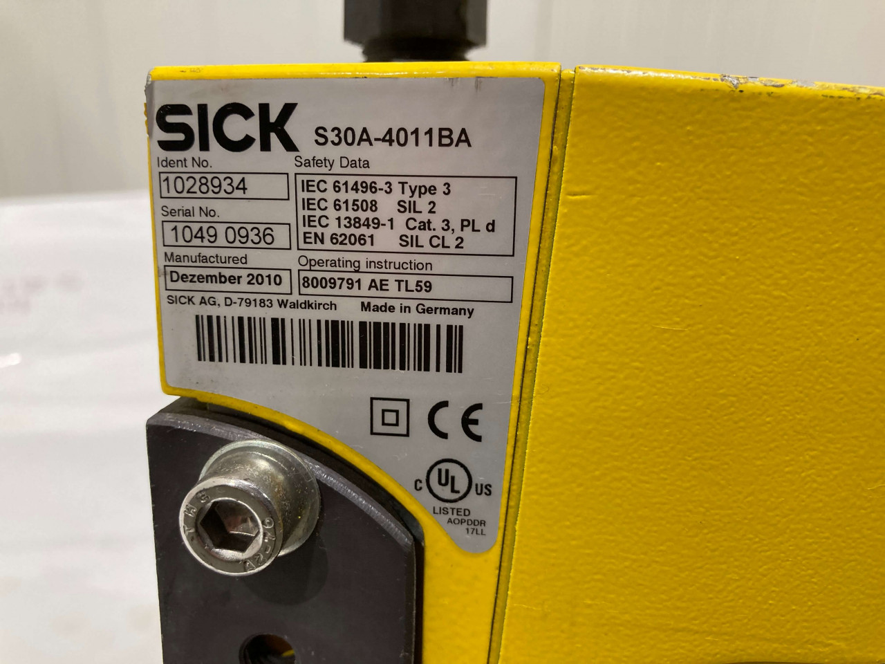 Lot of 10 Sick S30A-4011BA Safety Laser Scanner For Sale | Aucto