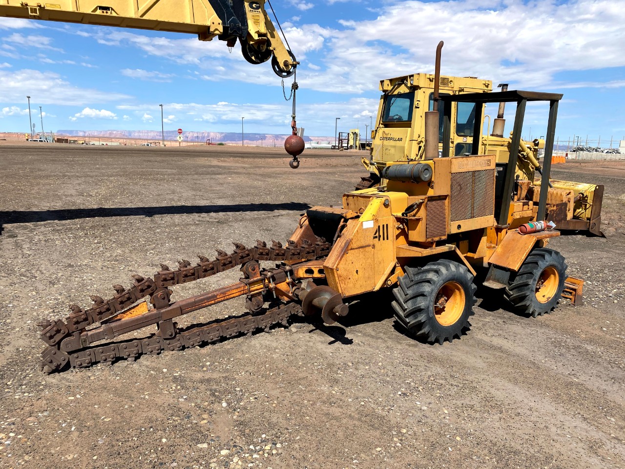 1980 Case Davis 70+4 Backhoe Trencher For Sale | Aucto