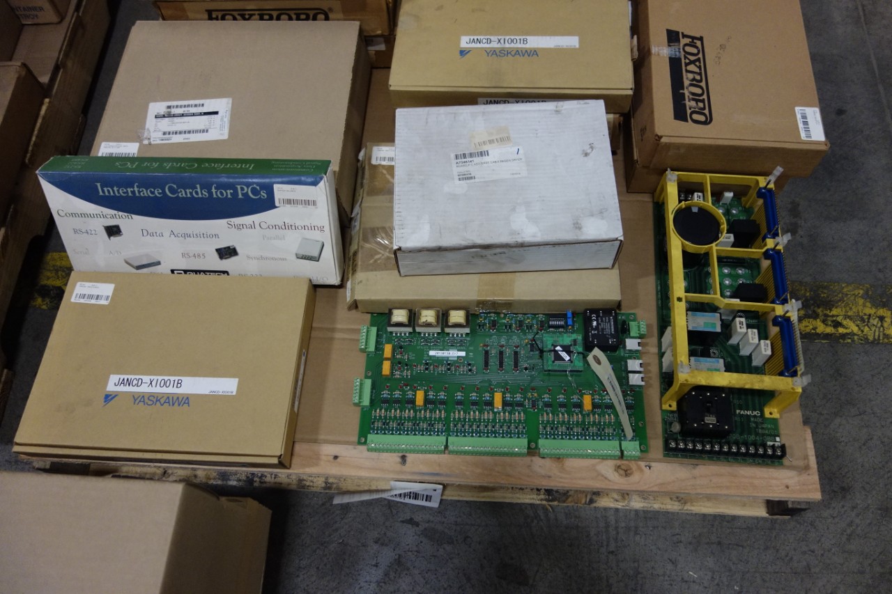 SKU 1070291- 3 PALLETS OF ASSORTED PCB CIRCUIT BOARDS For Sale | Aucto