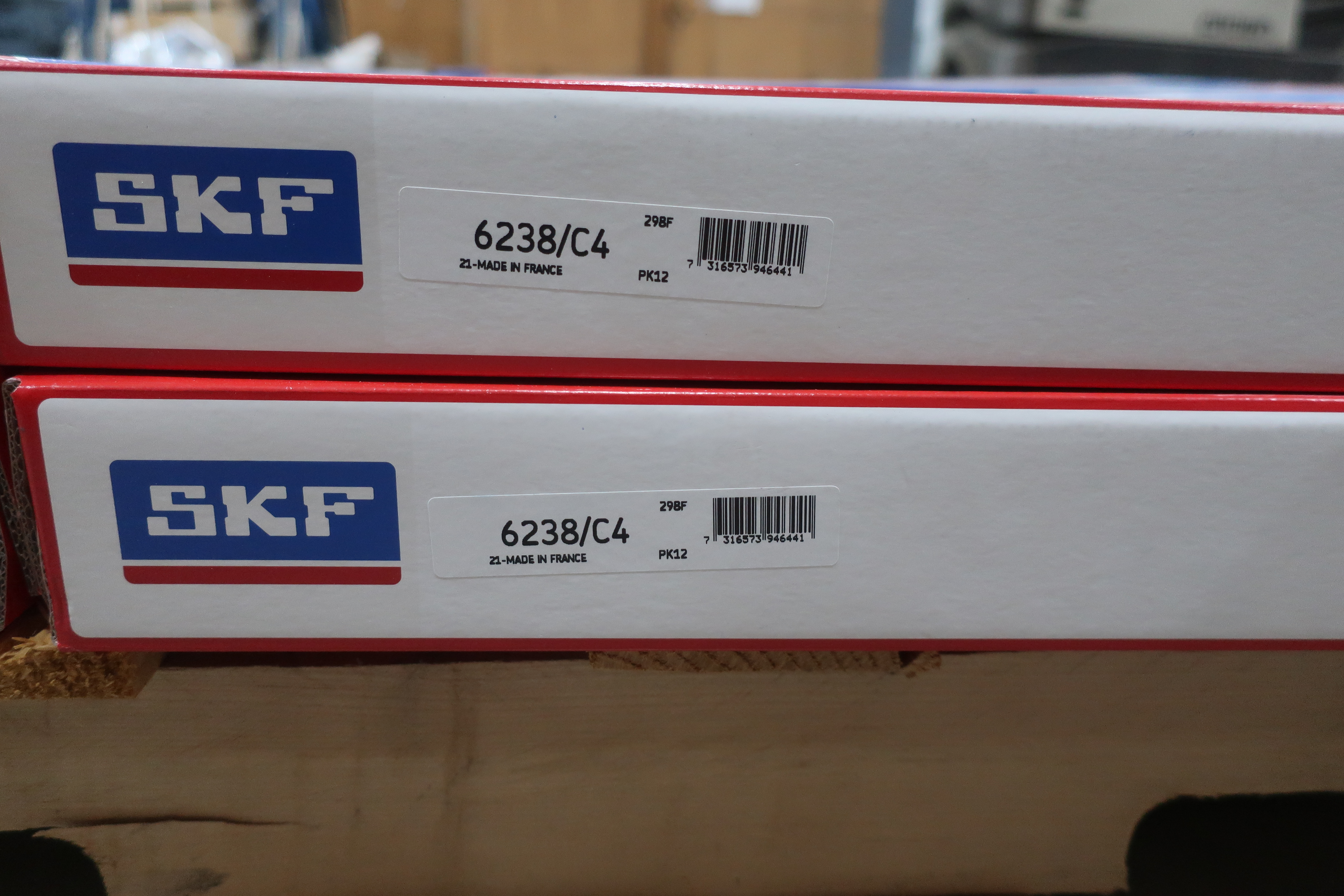 SKU 1738716 - PALLET OF SKF 6238/C4 BALL BEARINGS For Sale | Aucto