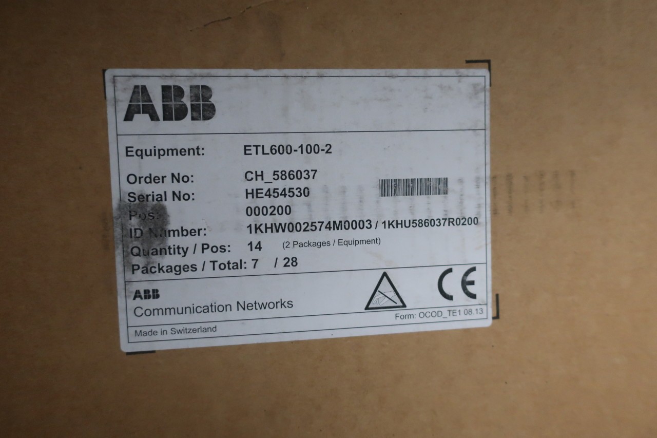 LOT OF 2 ABB UNIVERSAL DIGITAL POWER LINE CARRIER ETHERNET AND ...