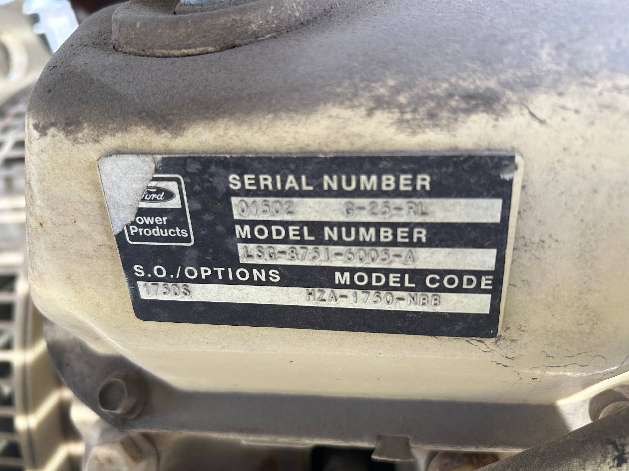 KOHLER LSG-8751-6005-A POWER GENERATOR