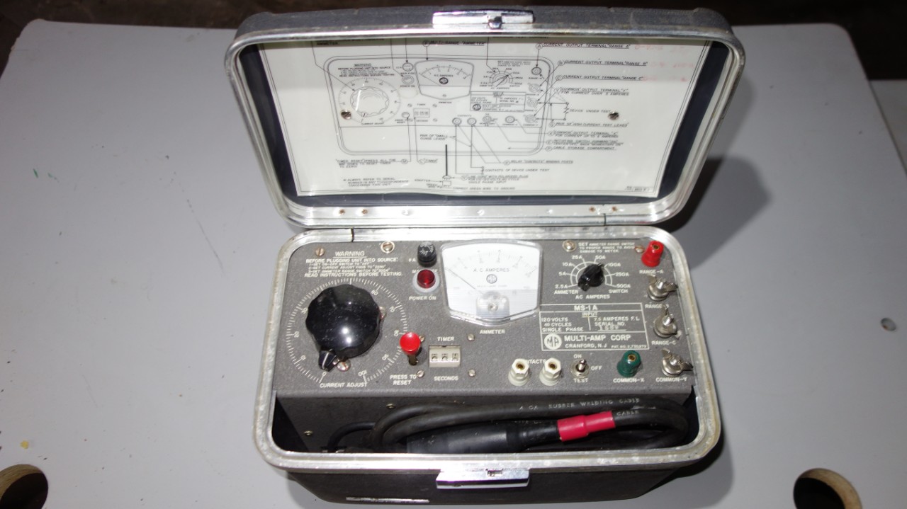 MULTI-AMP MS-1A CIRCUIT BREAKER OVERLOAD RELAY TEST SET For Sale | Aucto