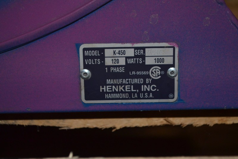 HENKEL KEEN K-450 1000W WELDING ELECTRODE OVEN 120V For Sale | Aucto