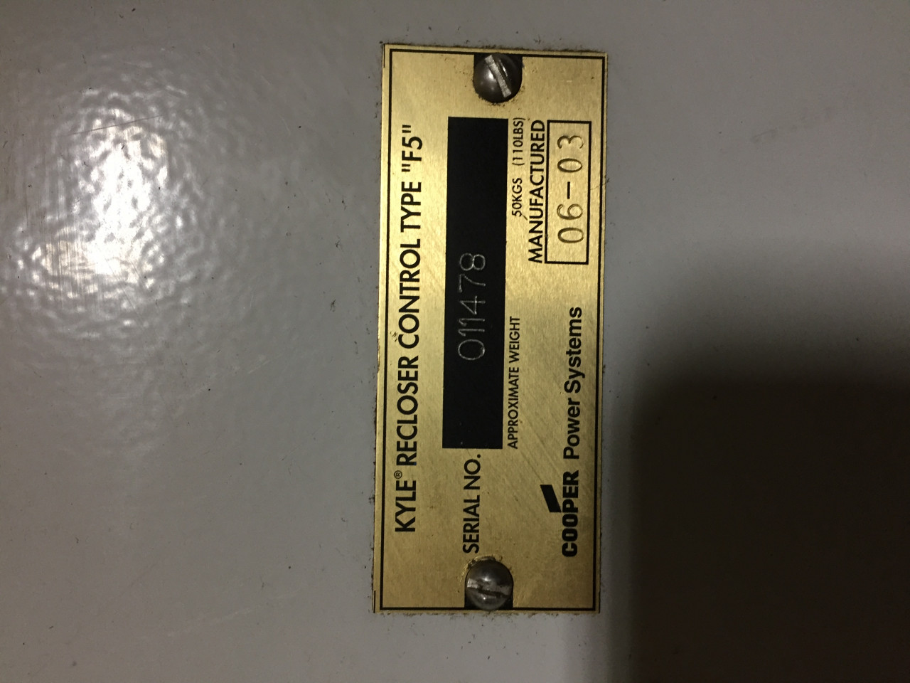 Kyle Recloser Control Type F5