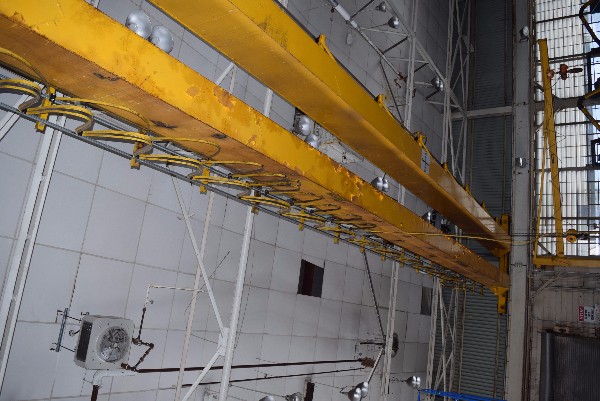 DEMAG 10 TON ELECTRIC HOIST 460 V WITH TRACK DSTS/7