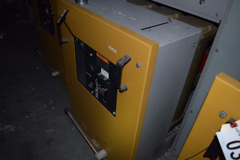 MERLIN GERIN FLUARC FG.2 630 A 120 V CIRCUIT BREAKER FOR SWITCHGEAR