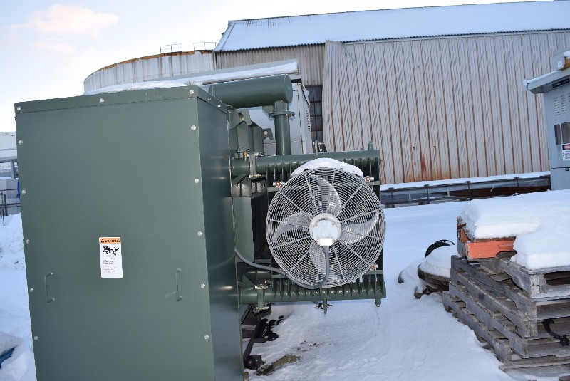 GENERAL ELECTRIC PROLEC ONAN/ONAF OIL FILLED TRANSFORMER 1000/1330/1580KVA 13800VAC HV 480Y ...