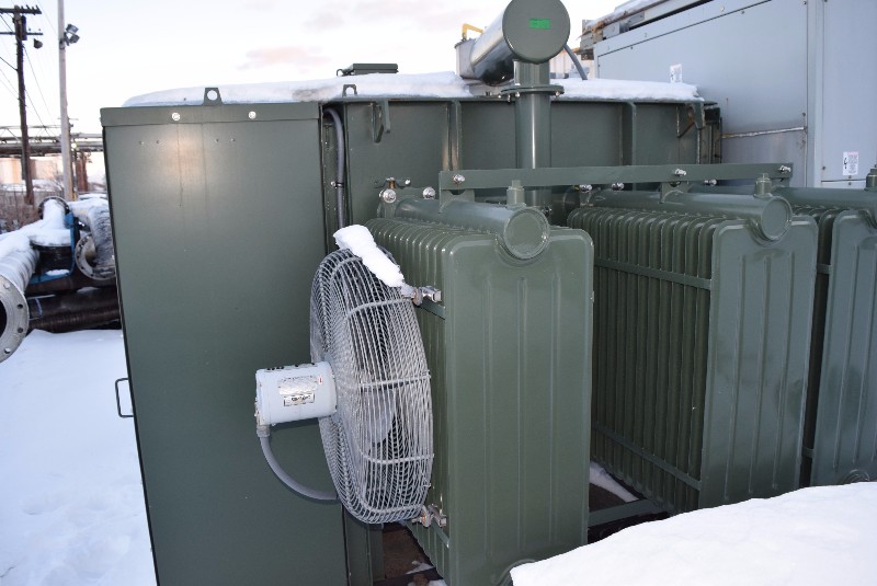 GENERAL ELECTRIC PROLEC ONAN/ONAF OIL FILLED TRANSFORMER 1000/1330 ...