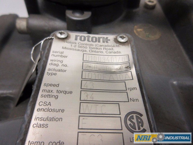 ROTORK IQ10FA10A 0.08KW 250V-AC VALVE ACTUATOR REPLACEMENT PART For ...