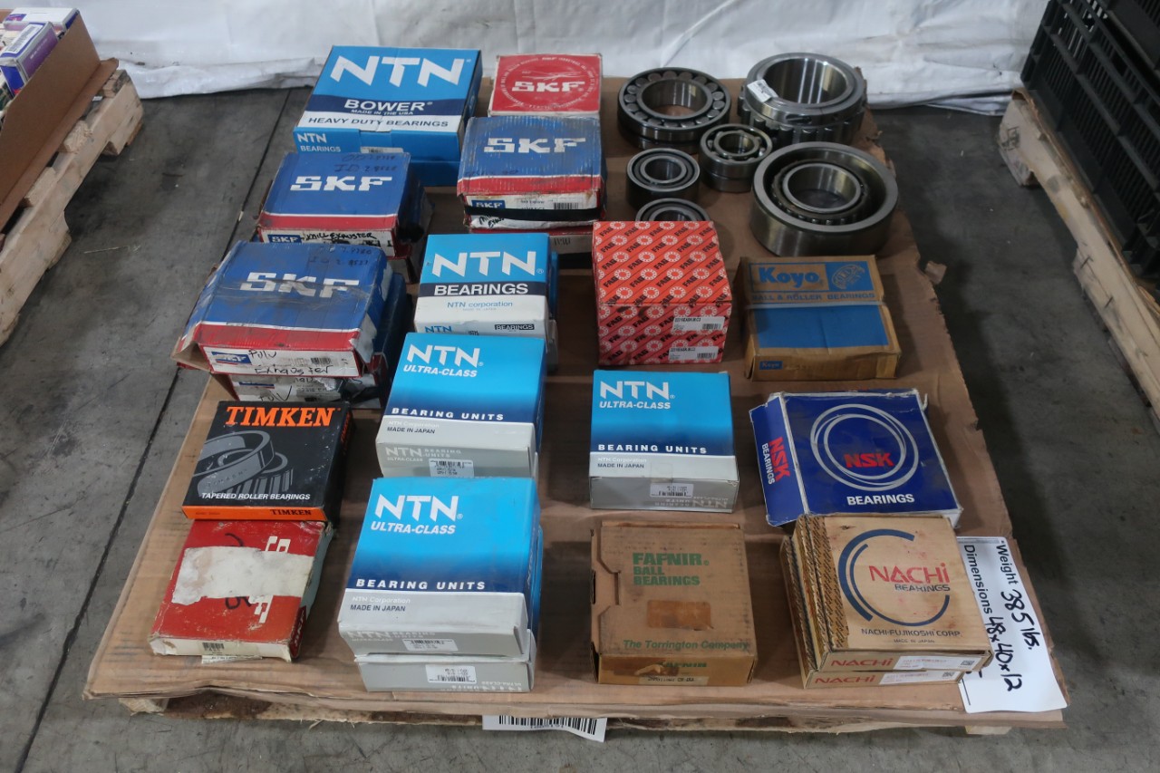 PALLET OF ASSORTED BEARINGS