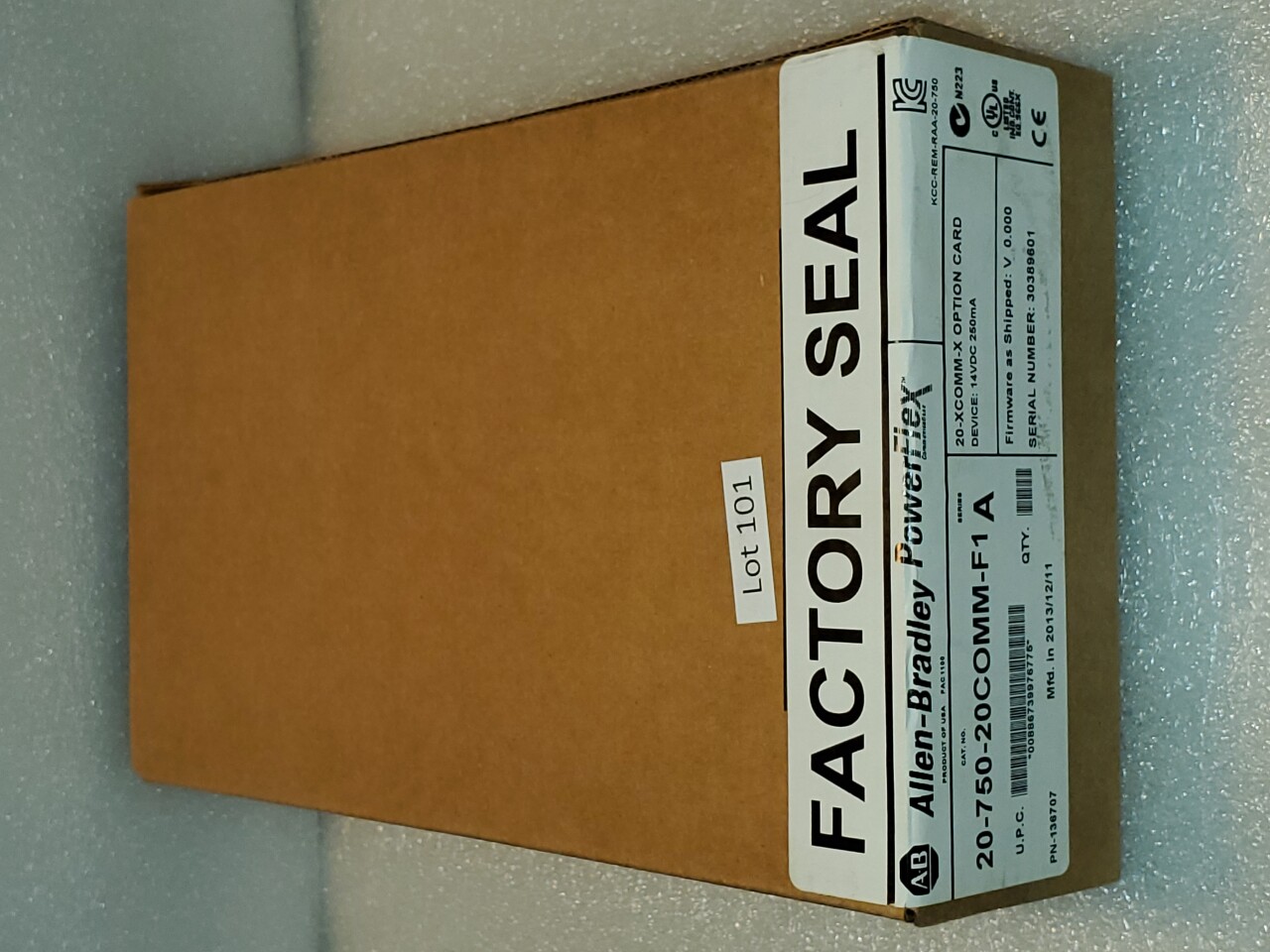 Allen Bradley Communication Carrier Card 20-750-20COMM-F1 For Sale | Aucto