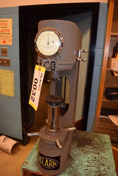 CLARK INSTRUMENTS C8A HARDNESS TESTER For Sale | Aucto