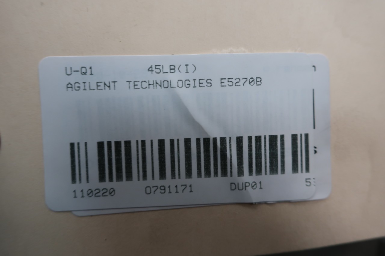AGILENT TECHNOLOGIES E5270B 8-SLOT PARAMETRIC MAINFRAME