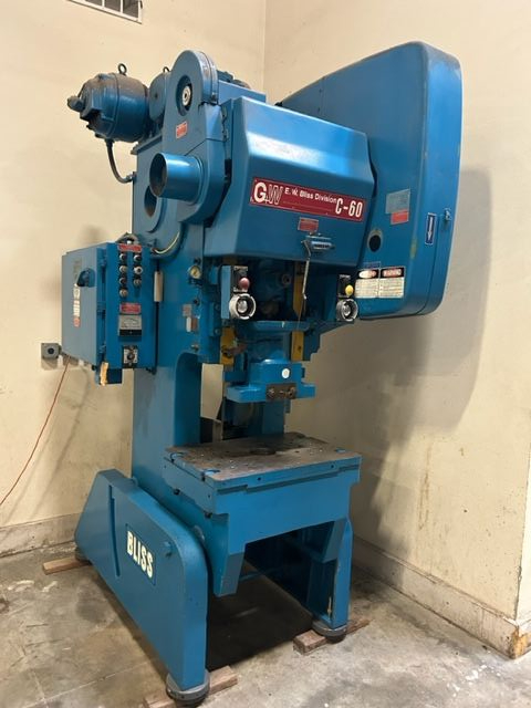 1982 E. W. BLISS C-60 METAL STAMPING MACHINE For Sale | Aucto