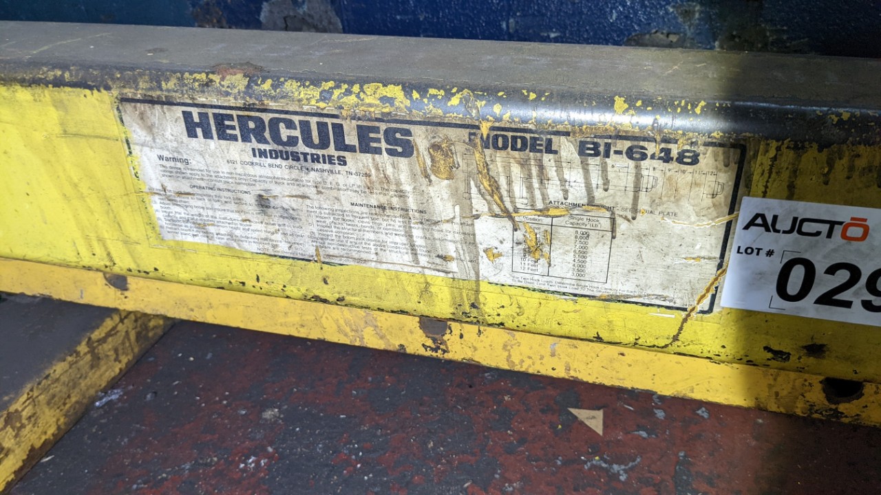 Hercules model BI-648 Forklift telescoping boom For Sale | Aucto
