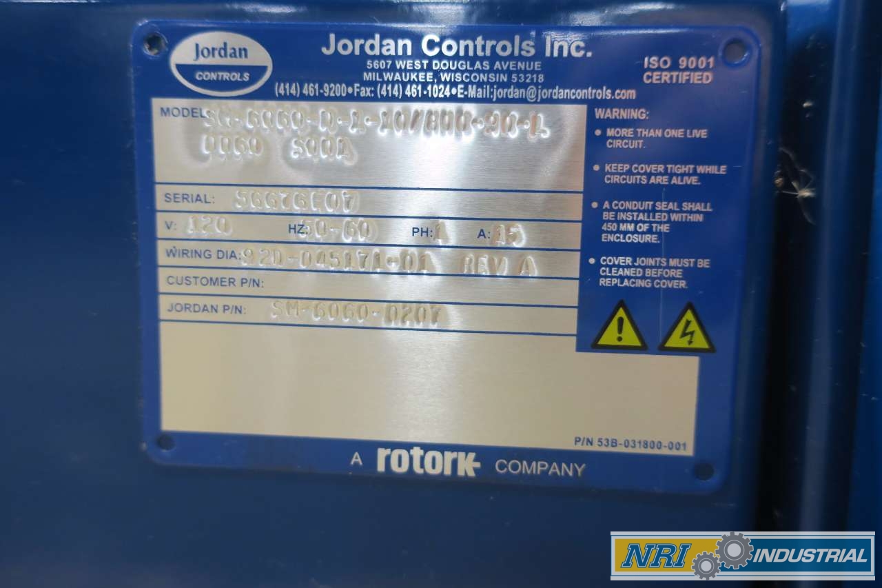 JORDAN CONTROLS SM-6060-D-1-10/800-90-L ELECTRIC VALVE ACTUATOR