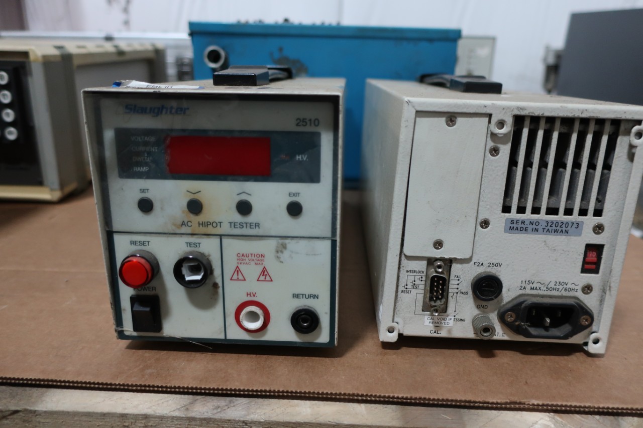 3 PALLETS OF ASSORTED TESTING EQUIPMENT