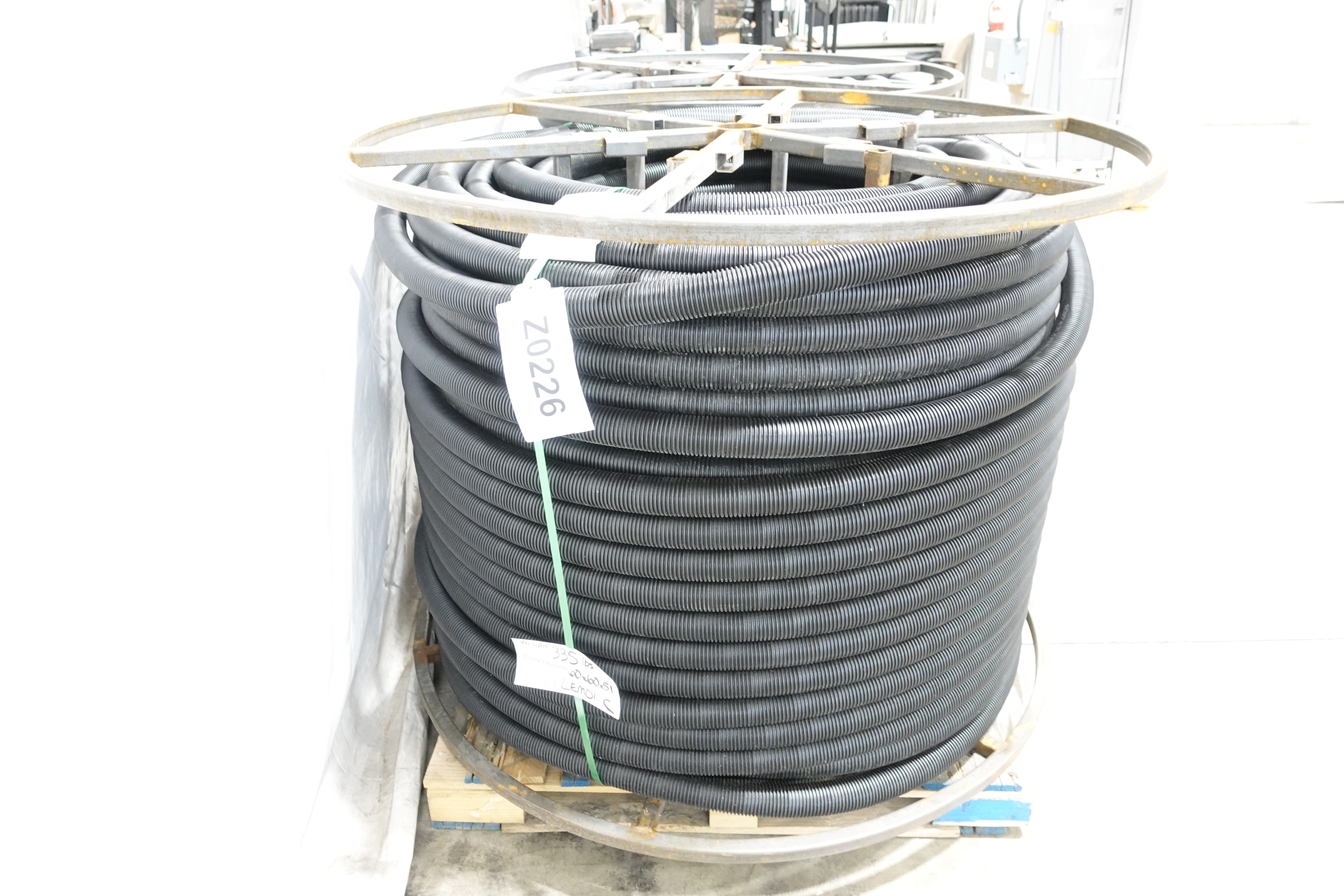 LOT OF 2 SPOOLS OF PETROFLEX 2" CORRUGATED HDPE CONDUIT TUBING For Sale ...