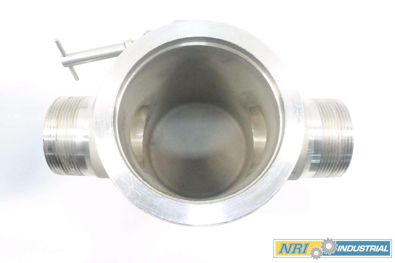 ERIEZ B-3 MAGNETIC FERROUS TRAP 3 IN NPT MALE SANITARY STAINLESS