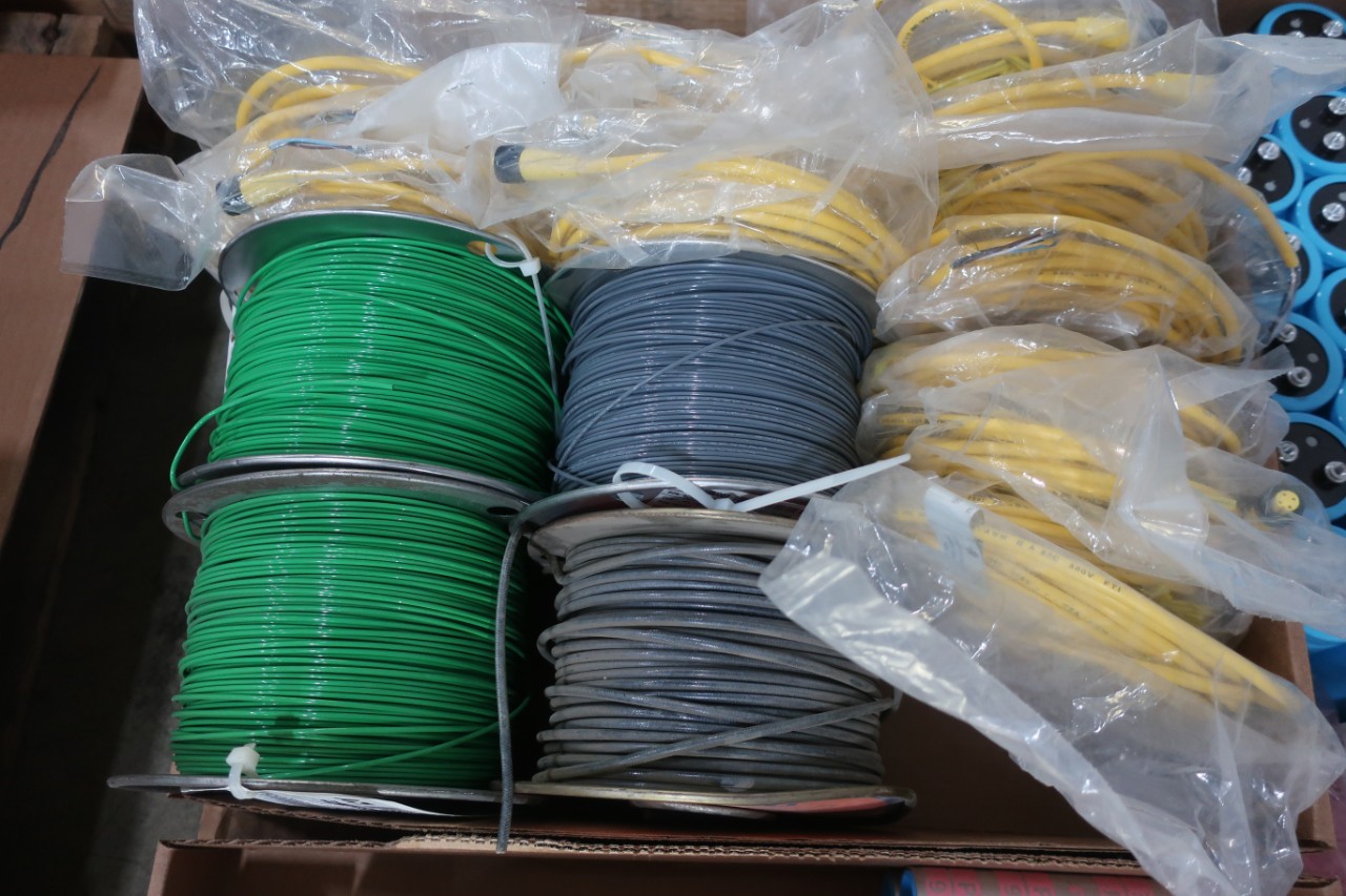 4 PALLETS OF ASSORTED ELECTRICAL COMPONENTS AND HARDWARE