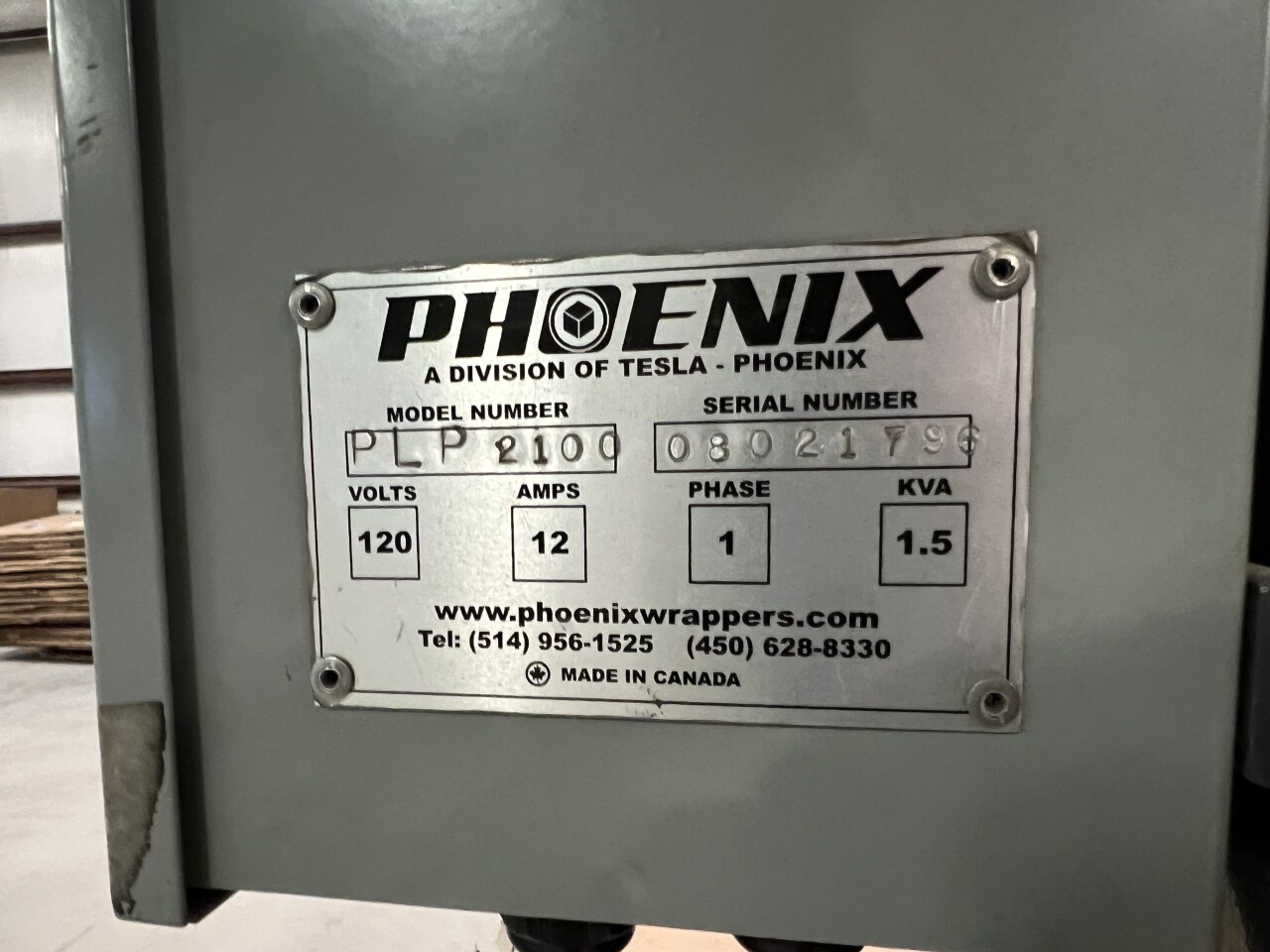 PHOENIX PLP-2100 TURNTABLE PALLET WRAPPER (NEW MEXICO) For Sale | Aucto