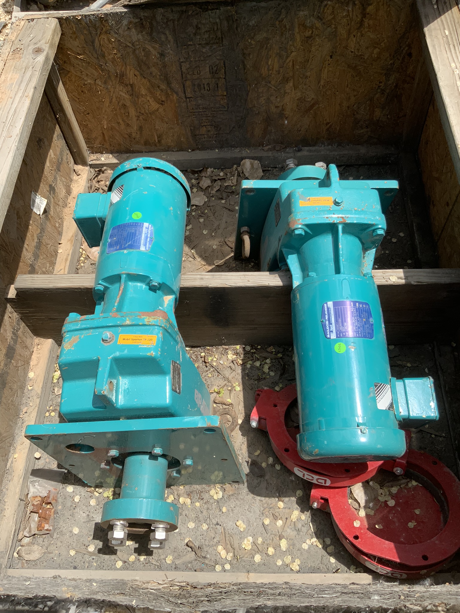 Bulk Lot of Baldor/Nord and Baldor Brawn Mixers & Agitators