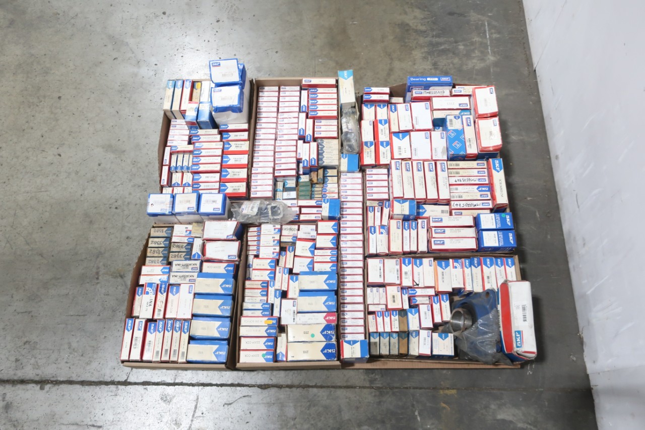 SKU 1074024 - 1 PALLET OF ASSORTED SKF BEARINGS