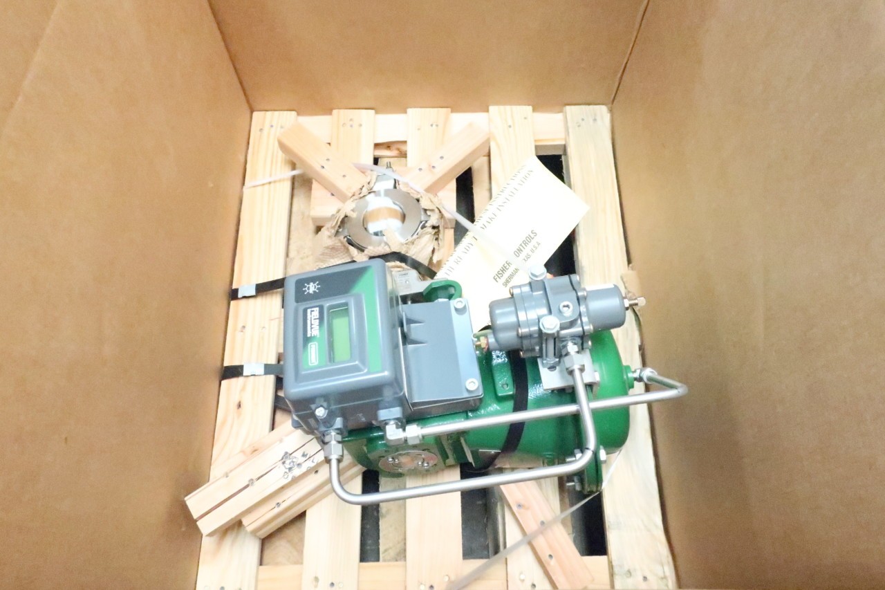 FISHER NPS 2 PNEUMATIC 2052 WAFER DVC2000 2IN CONTROL VALVE For Sale ...