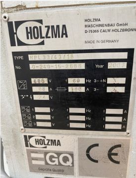 Holzma HPL 33/46/16 Saw Cut Machine For Sale | Aucto
