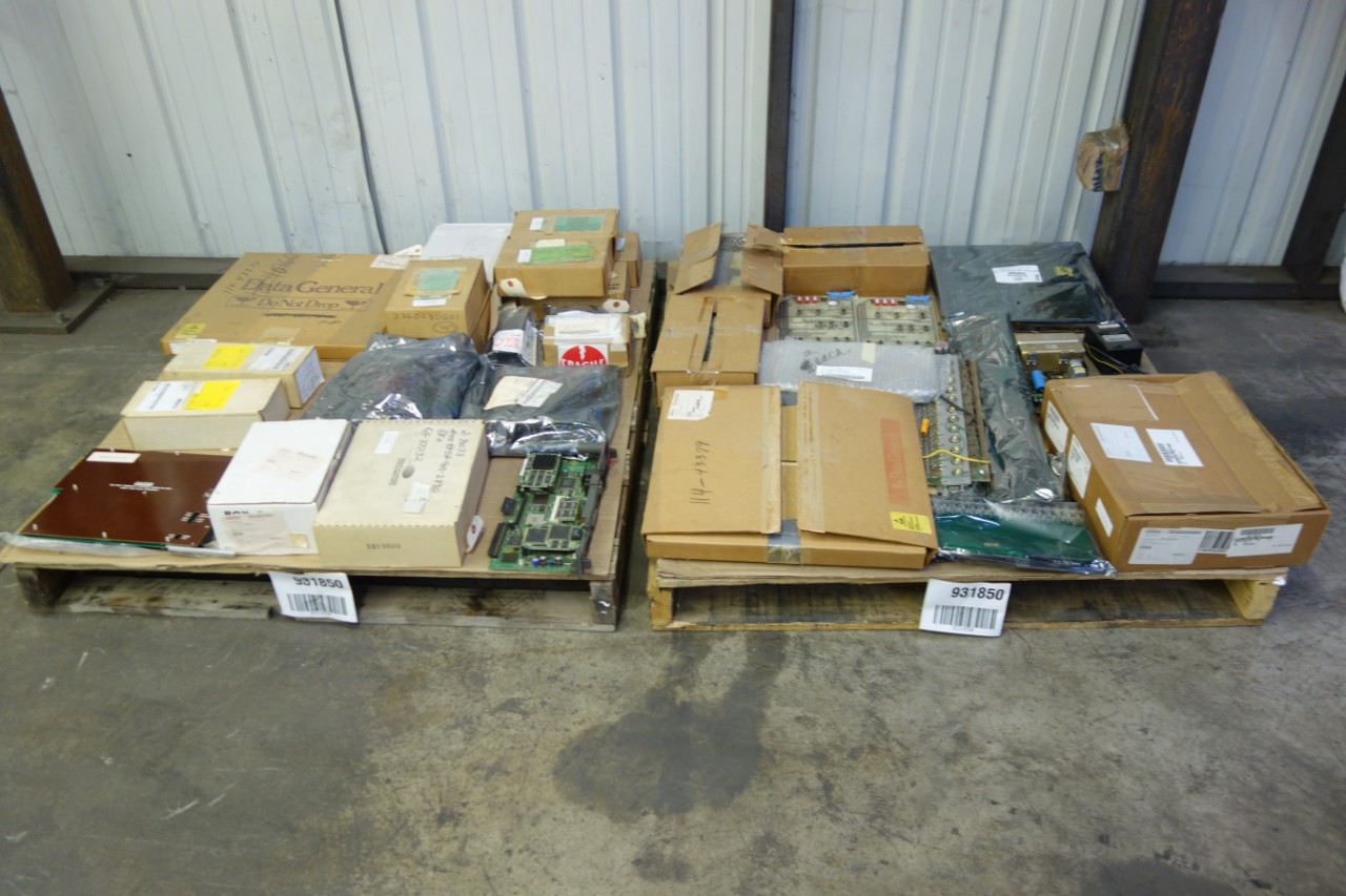 2 PALLETS OF ASSORTED PCB CIRCUIT BOARDS