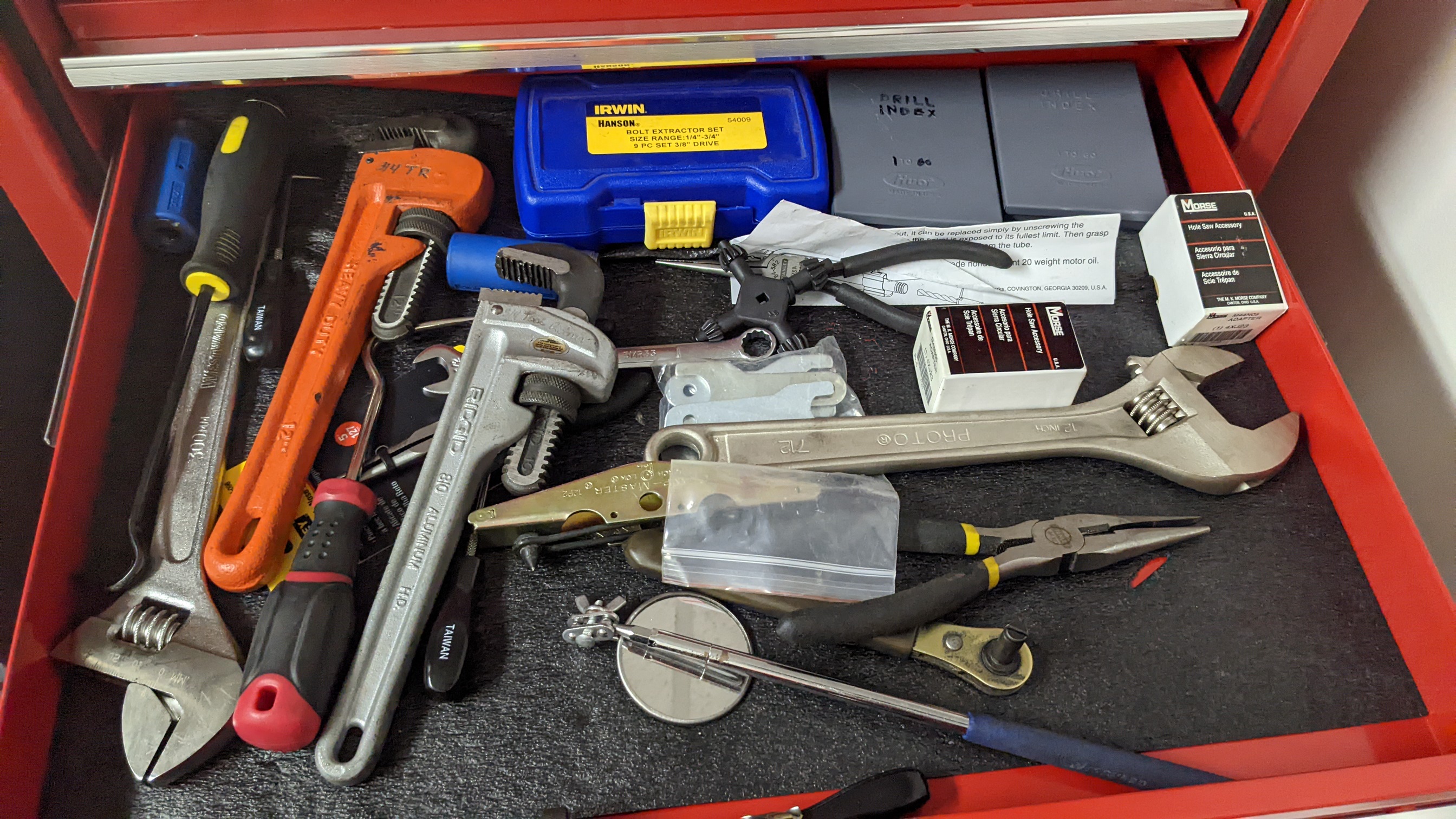 PROTO TOOL BOX AND CONTENTS