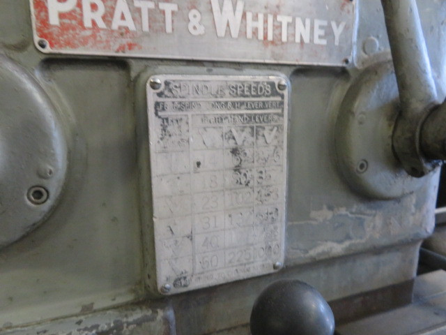 Pratt & Whitney Tracer Lathe Model C 16" x 72" 12" 4-jaw chuck