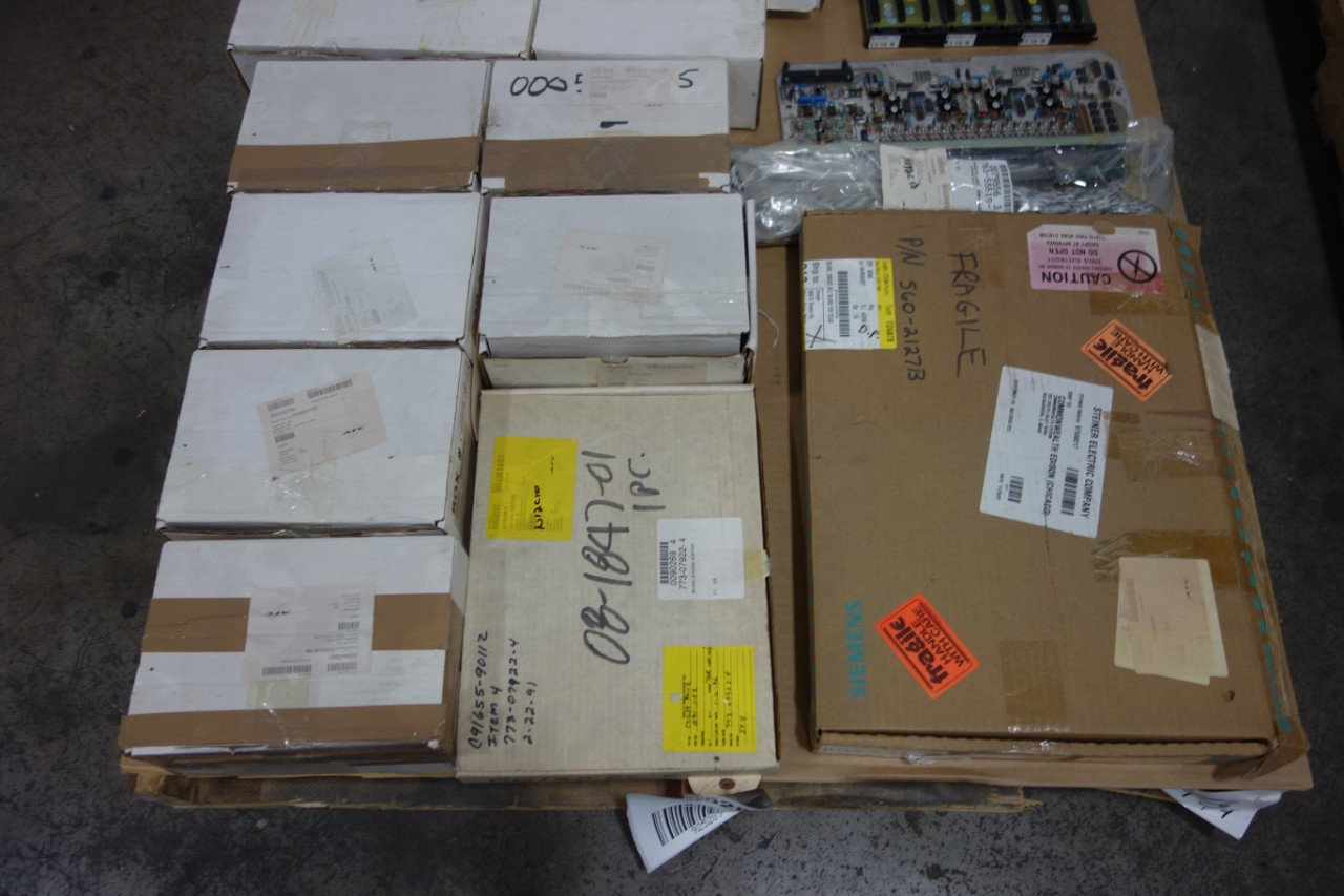 4 PALLETS OF ASSORTED PCB CIRCUIT BOARDS