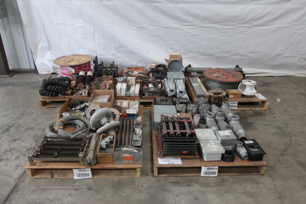 5 PALLETS OF ASSORTED ELECTRICAL, CONDUIT, AND INSULATED WIRE